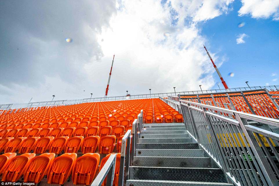 Temporary stand at 2018 World Cup stadium has been completed — All ...