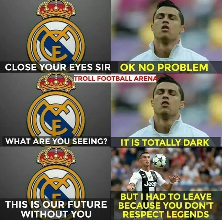 Real Madrid Trolls Juventus Fans Applaud Real Madrid Legend Cristiano