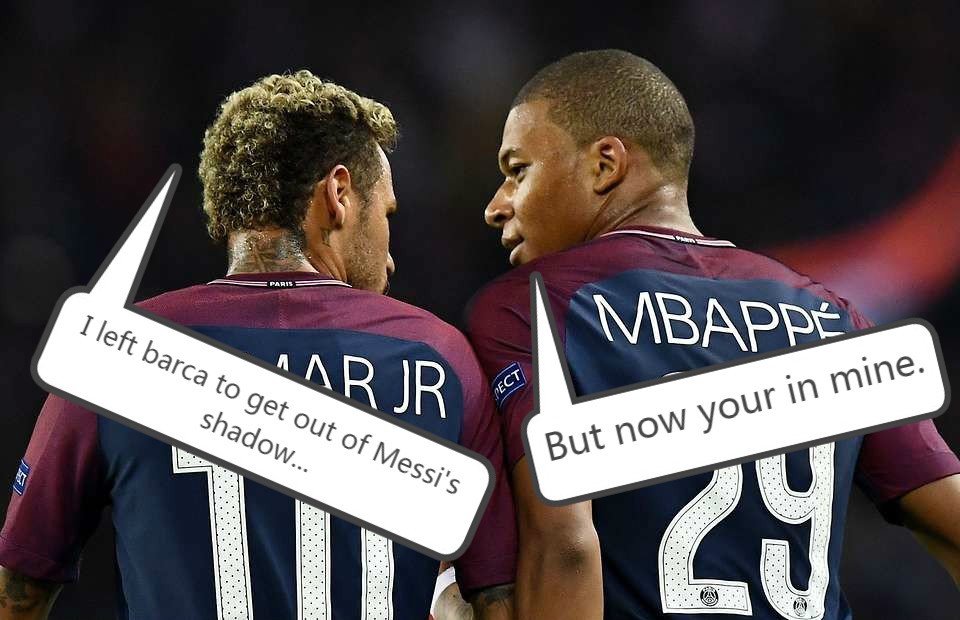 Text in picture: Imagine what Neymar and Malcom were talking about ...