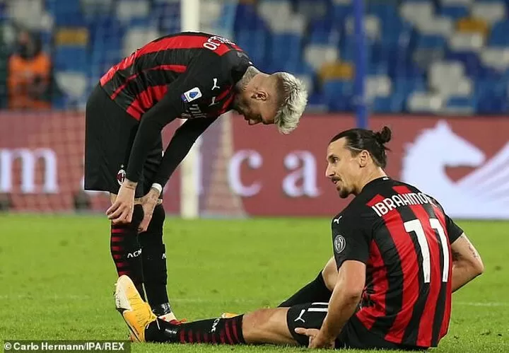 Zlatan Ibrahimovic Injury