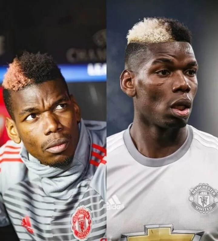 pogba blonde mohawk