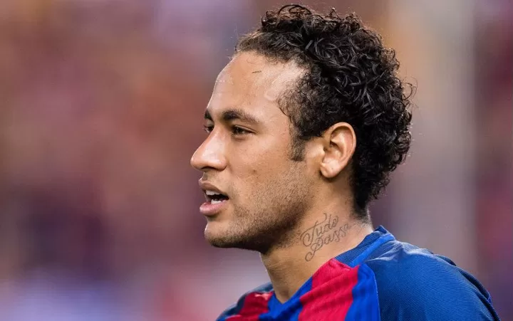 neymar mohawk curly