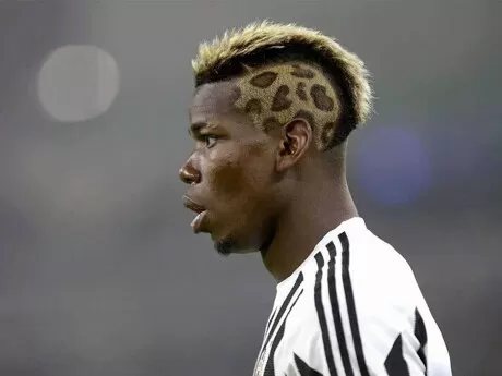 pogba blonde mohawk