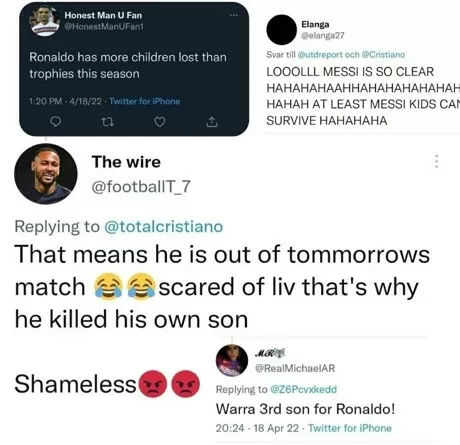 ronaldo son lost