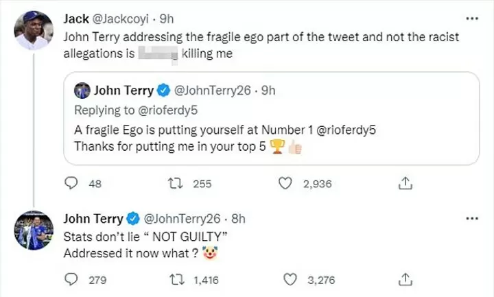 john terry tweet
