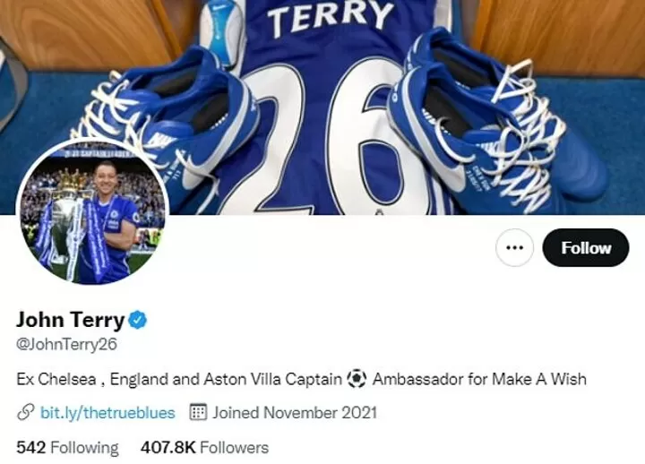 john terry tweet