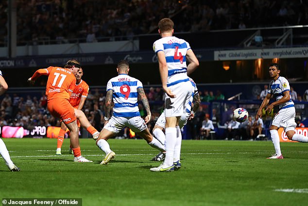 QPR 0-1 Blackpool: Josh Bowler scores just before half time — All ...