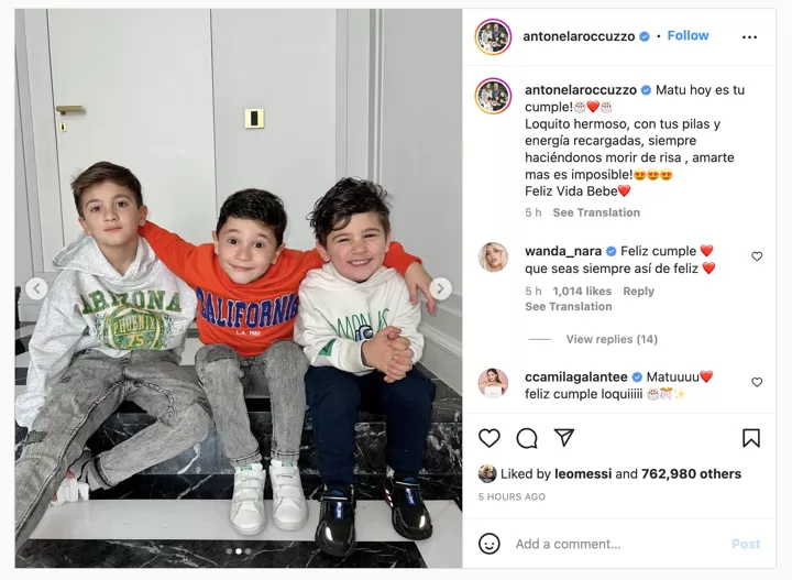 messi second son name