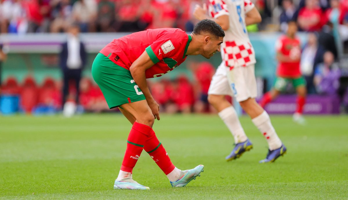 Morocco’s Achraf Hakimi suffers thigh injury ahead of clash against ...