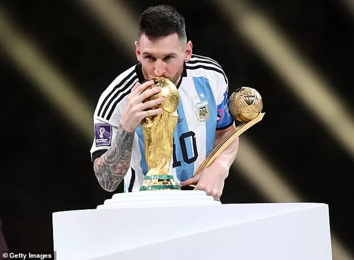 messi cups won
