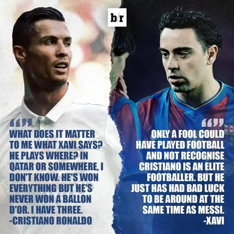 ronaldo xavi