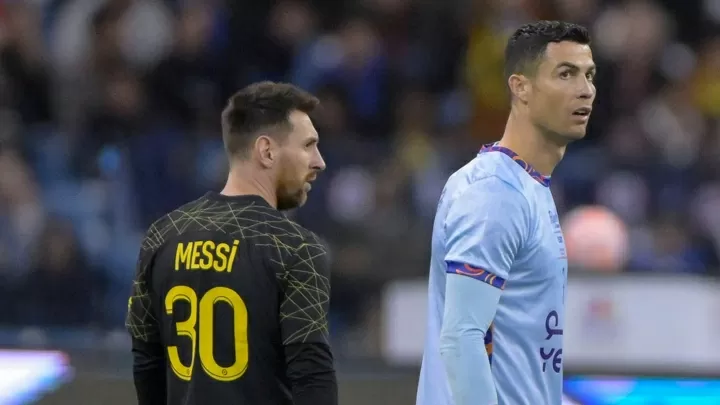 ronaldo v messi friendly
