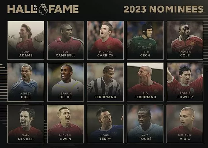 Six EPL legends are CUT from this year s Hall of Fame nominees list All Football