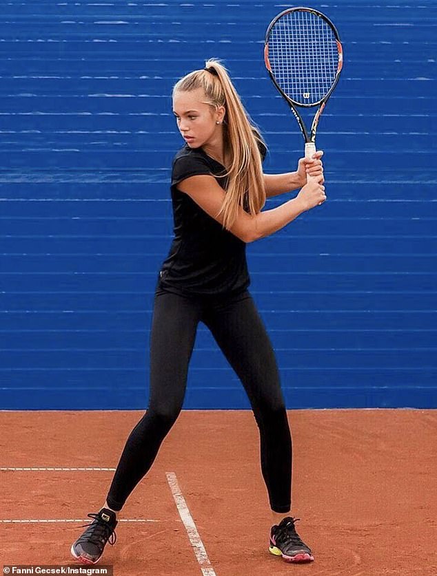 Szoboszlai's stunning girlfriend Fanni: Former tennis player has beauty ...