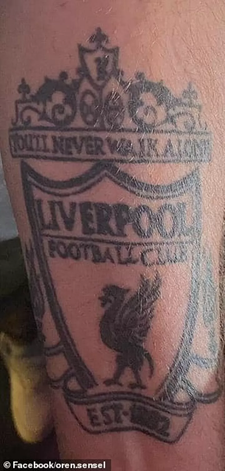 Lfc Crest Tattoos Liverpool Fc Tattoo #liverpoolfc #tattoo #tattoolife