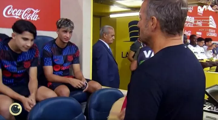 Watch moment Flick gives 16-year-old sub serious death stare after ...