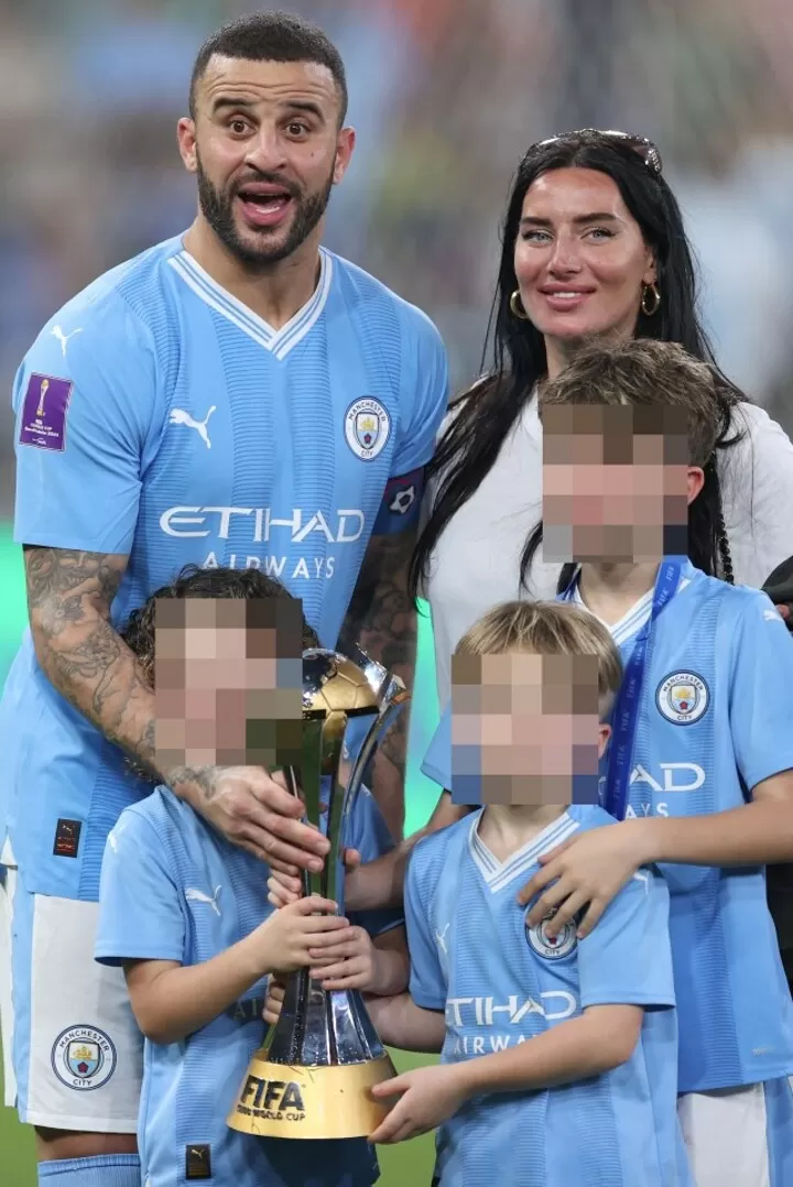 Manchester City star, Kyle Walker's wife files for divorce for secretly ...